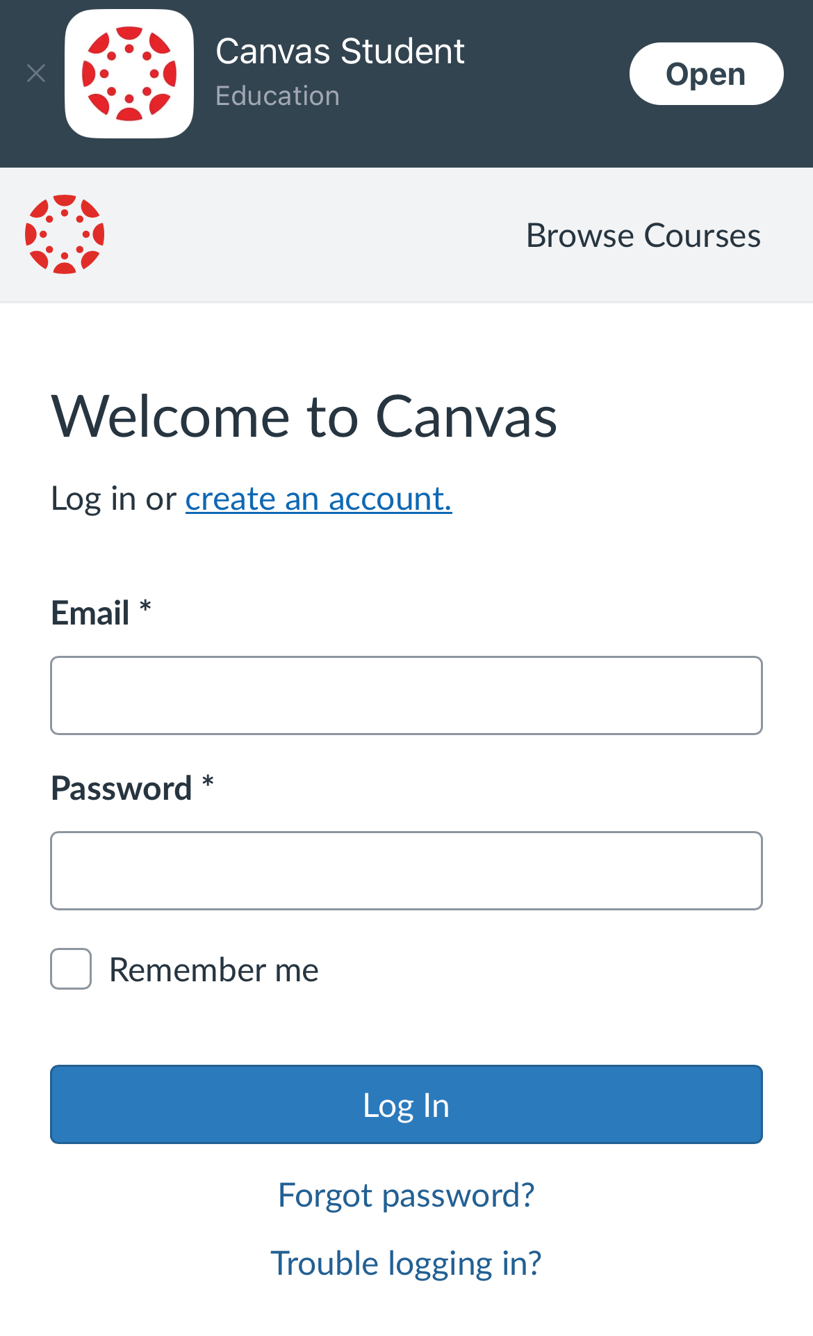 Canvas Instructions - BIHS